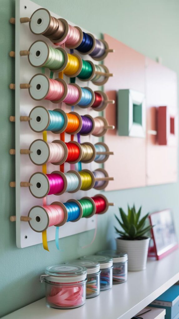 Creative Ribbon Storage Ideas for a Tidy Craft Space