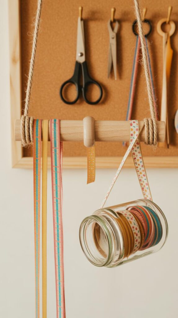 Creative Ribbon Storage Ideas for a Tidy Craft Space